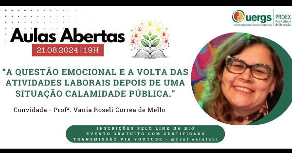 AULAS ABERTAS - UERGS AULAS ABERTAS - UERGS