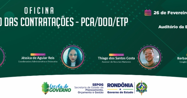 OFICINA: PLANEJAMENTO DAS CONTRATAÇÕES, PCA/DOD/ETP