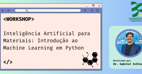 WORKSHOP - Inteligência Artificial para Materiais: Introdução ao ...